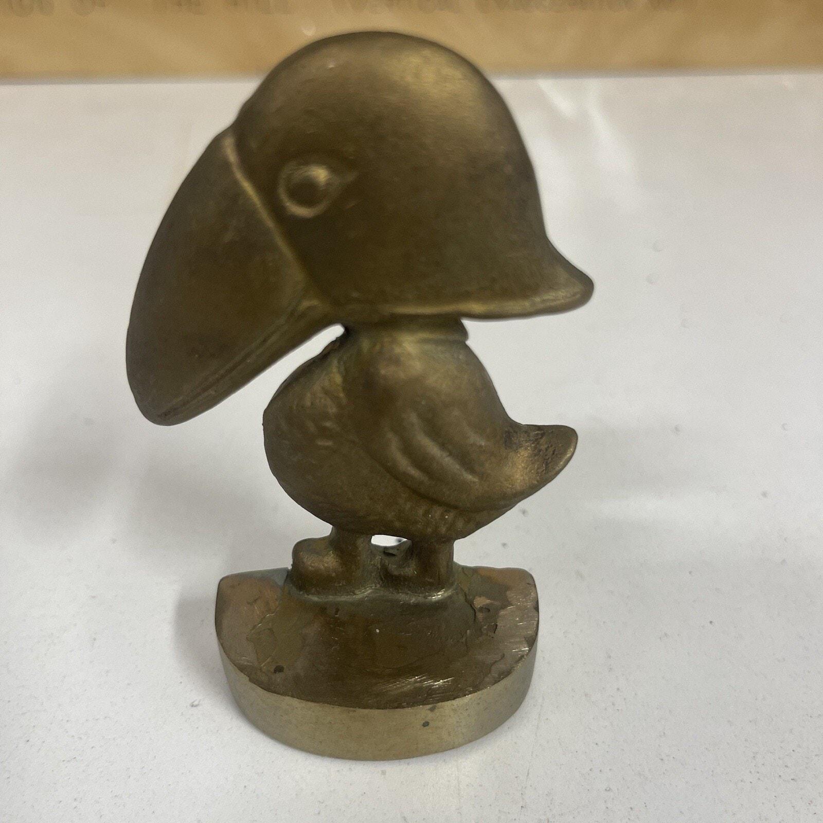 Antique KU Solid Bronze Jayhawk Bird Kansas University Desk ART ...