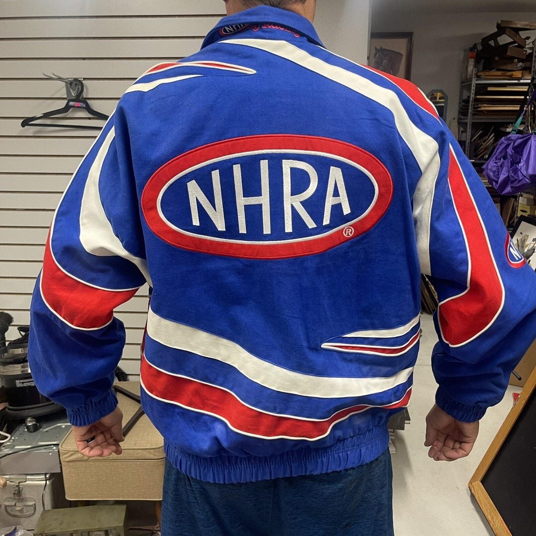 Vintage Winston NHRA Drag Racing Jacket - H3, Men's XL (ex Condition ...
