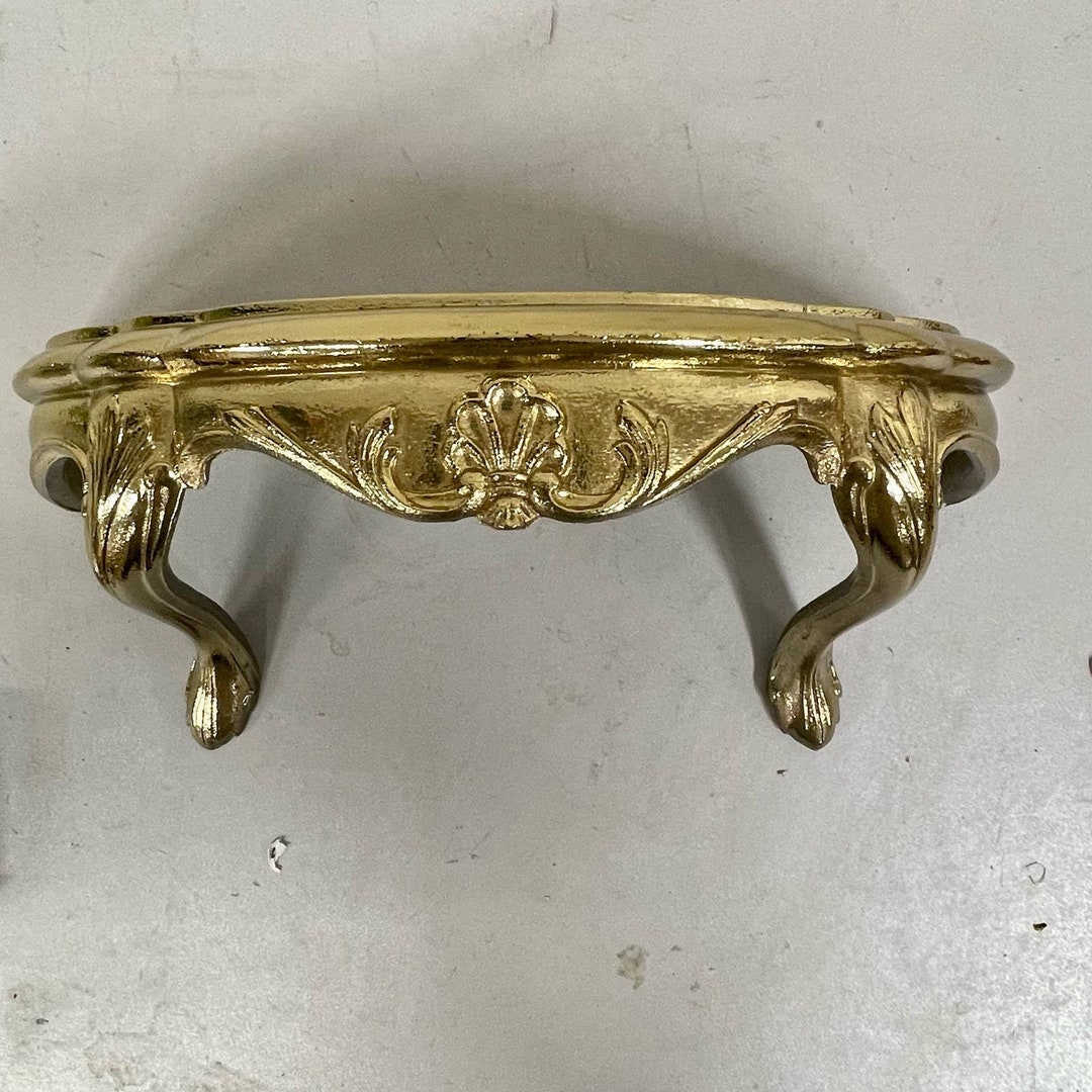 Vintage Burwood 2625 Gold Wall Shelf BL - Etsy