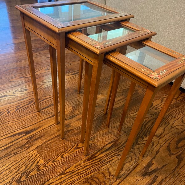Antique Nesting Tables - Etsy