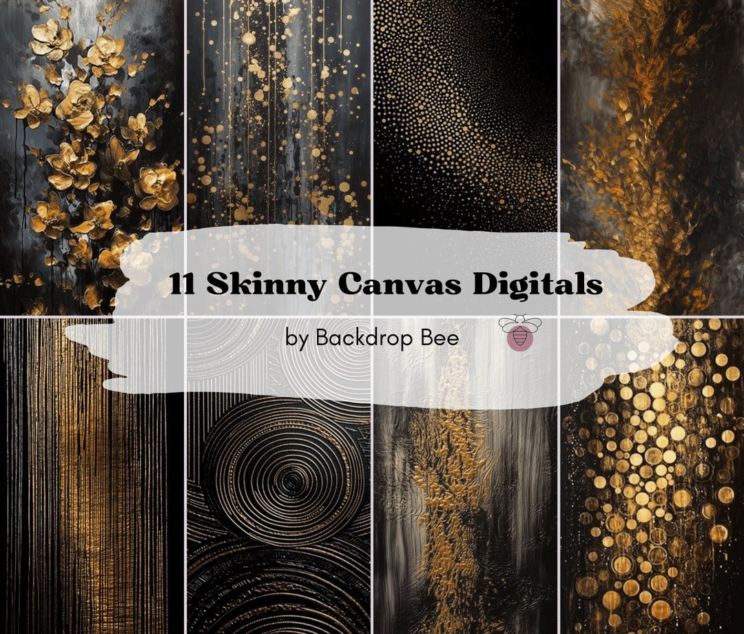 11 Skinny Canvas Digital Backdrops, Bundle Maternity Backdrop Overlays ...