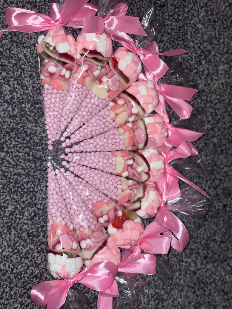 HALAL - Sweet Cones - PINK Theme Pre-filled (not Personalised) - Etsy UK