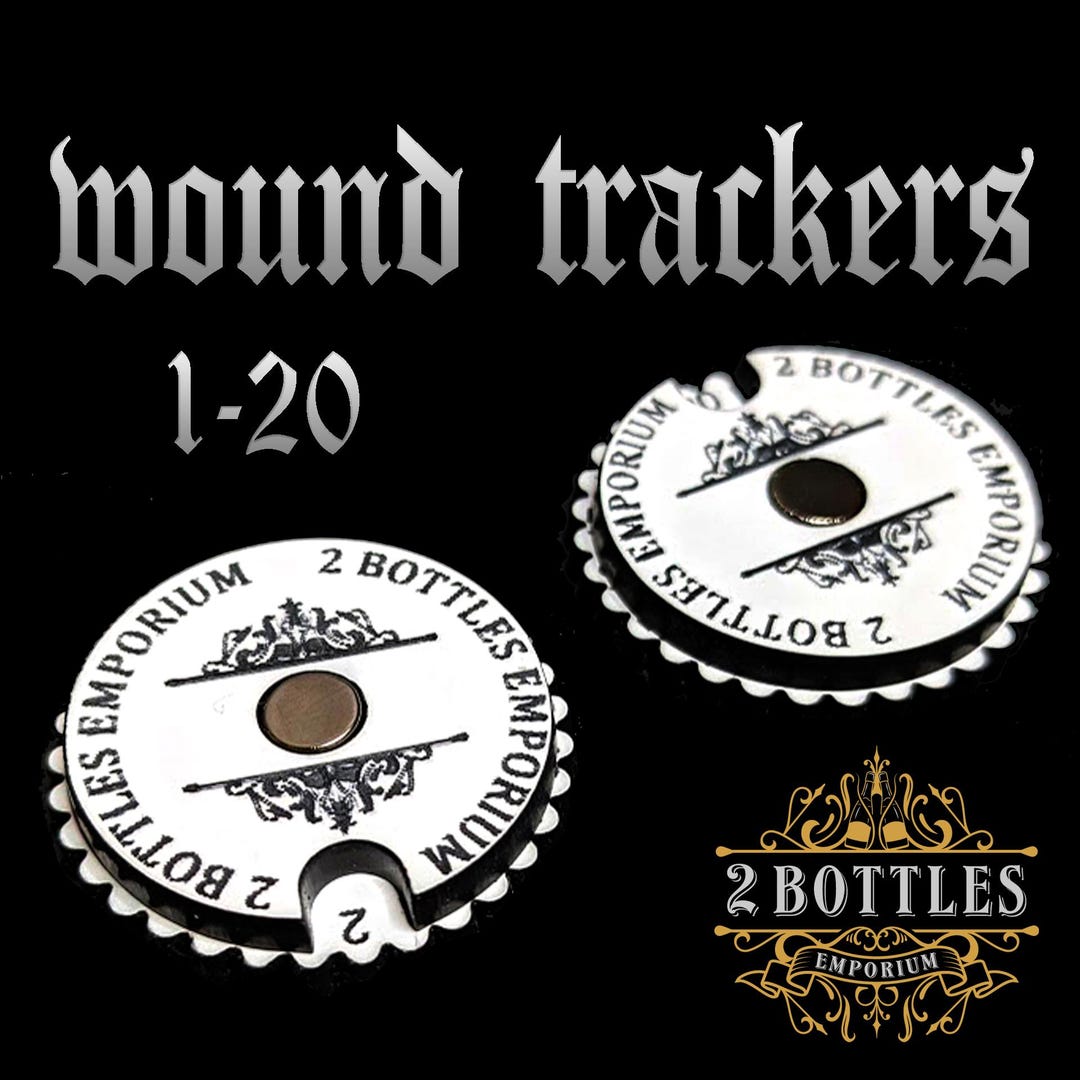 20 Count Wound Trackers for Board Games and Wargaming - Etsy