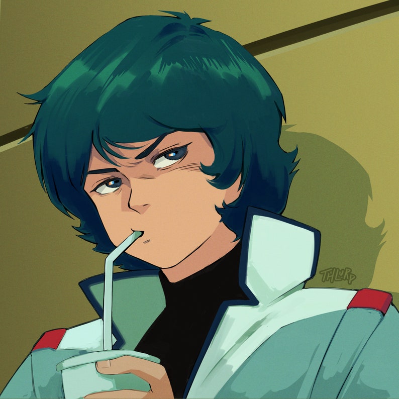 Gundam Square Postcard Prints Kamille Bidan, Bright Noa - Etsy