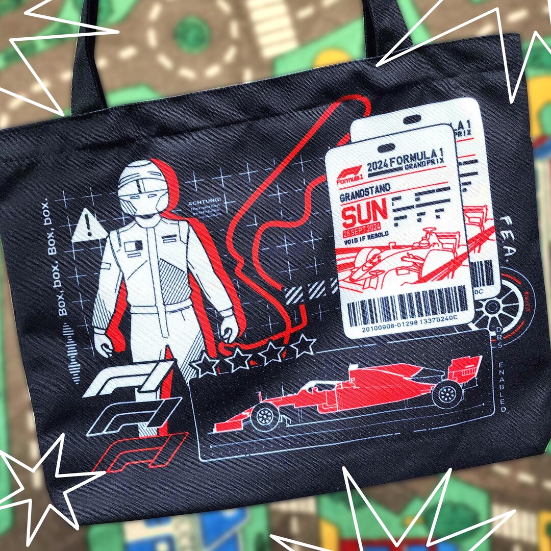 F1 Zipper Tote Bag | Formula 1 - Etsy