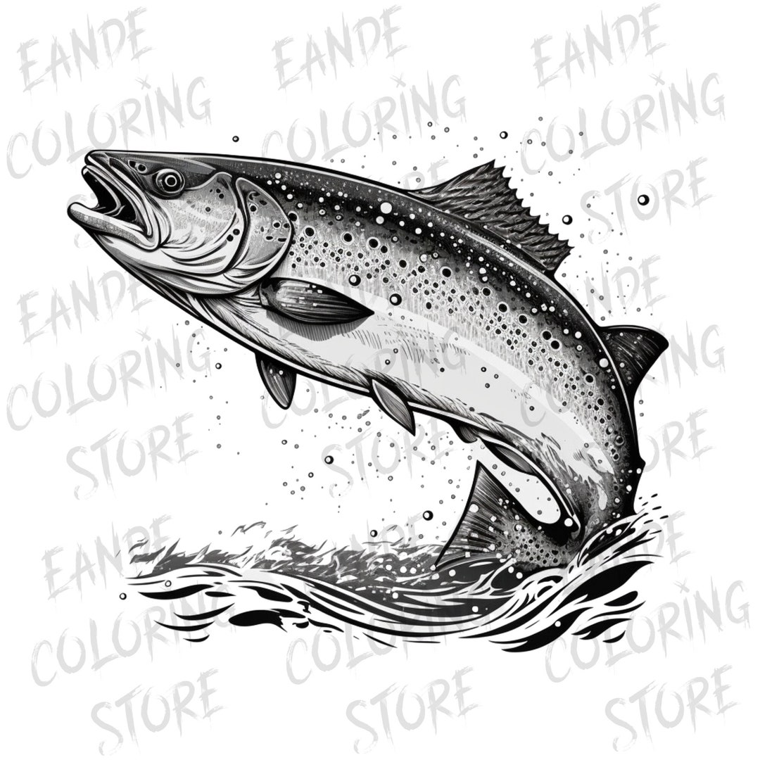 Trout Fishing Svg, Trout Fish Svg, Trout Svg, Trout Fish Clipart, Trout ...