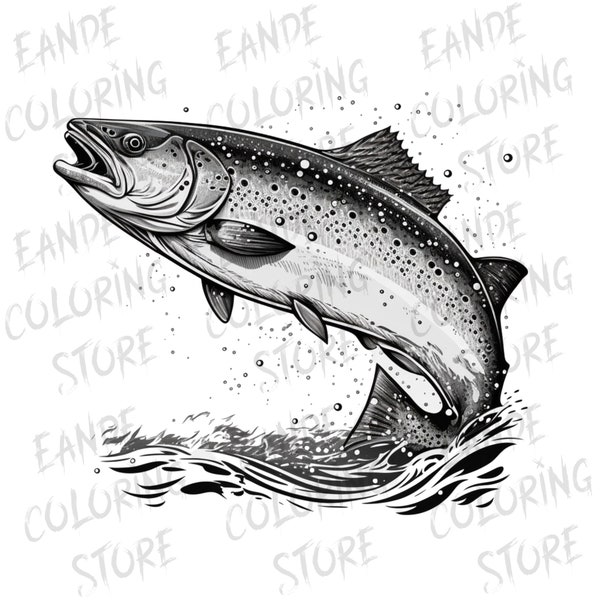 Trout Print - Etsy