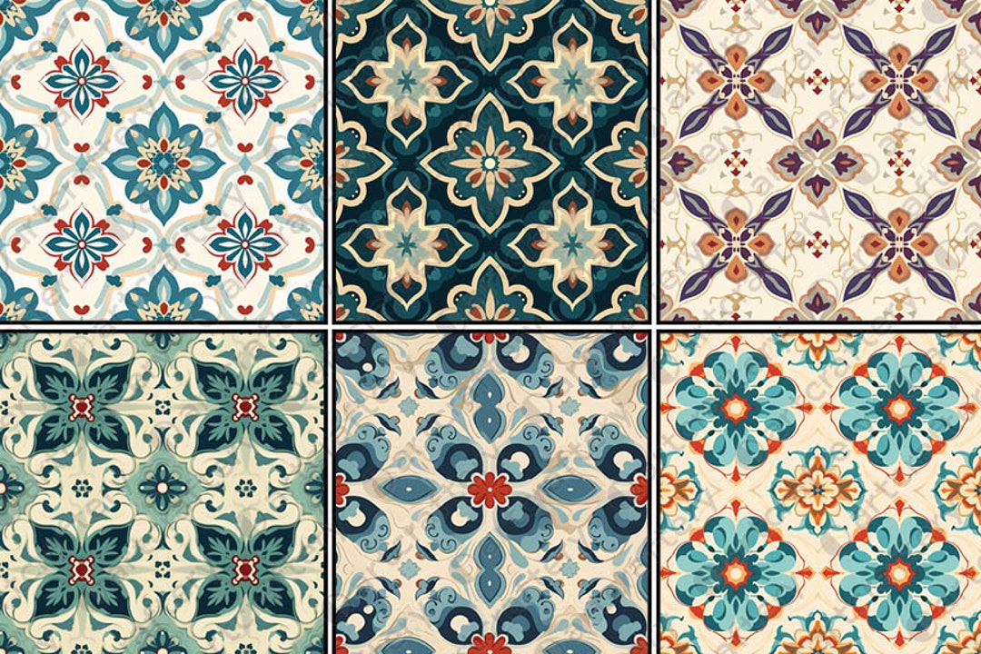 Arabesque Baroque Rococo Vintage Retro Paper Pattern Mardi Gras ...