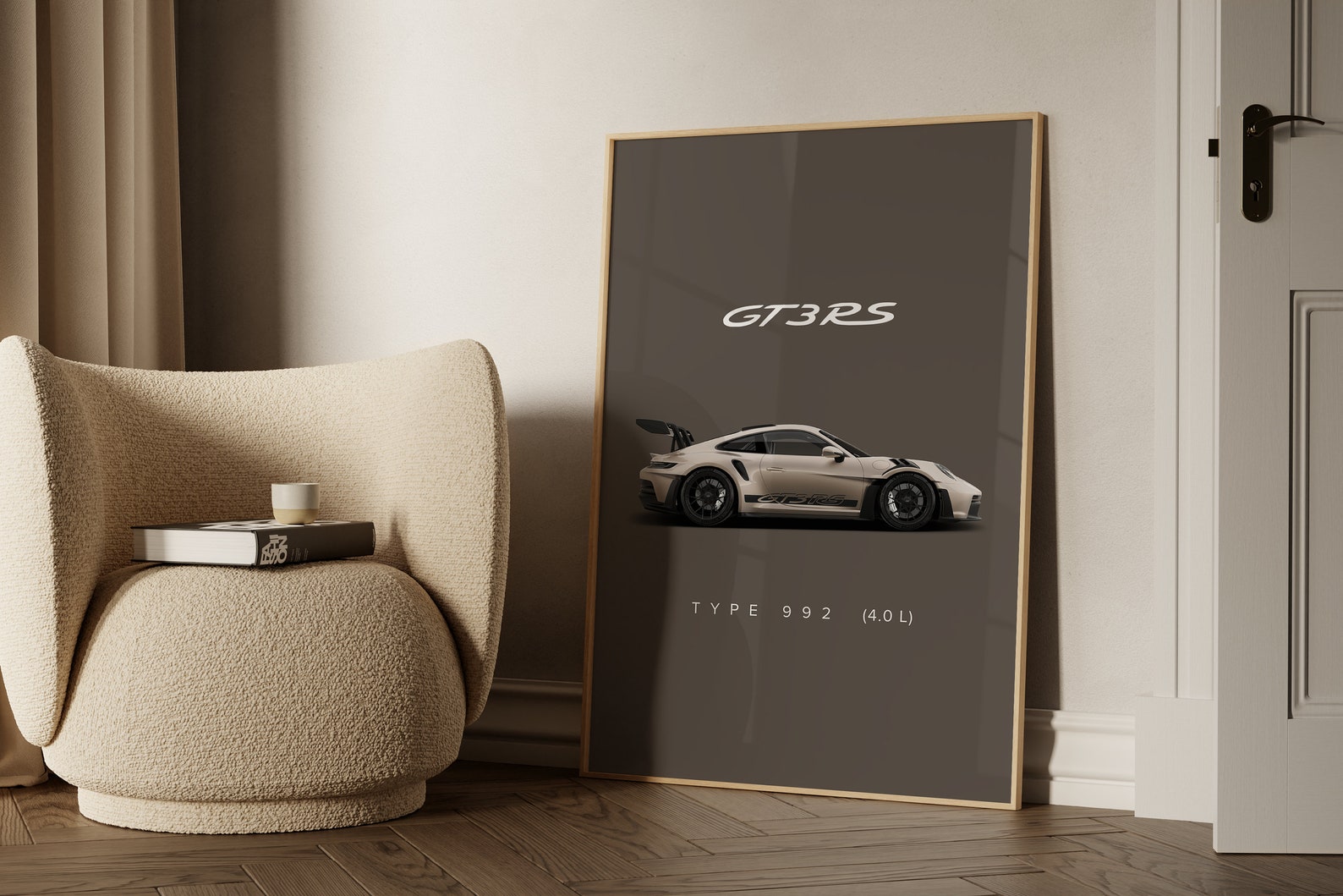 Porsche GT3 RS Digital Print, Porsche GT3 RS Poster, Porsche GT3 RS ...