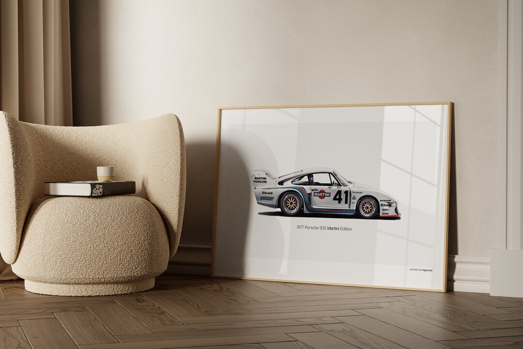Porsche 935 Digital Print, Porsche Wall Art, Porsche Print, Porsche ...