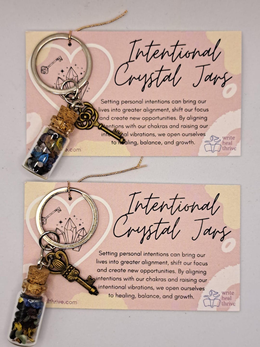 Crystal Jar Keychains - Etsy