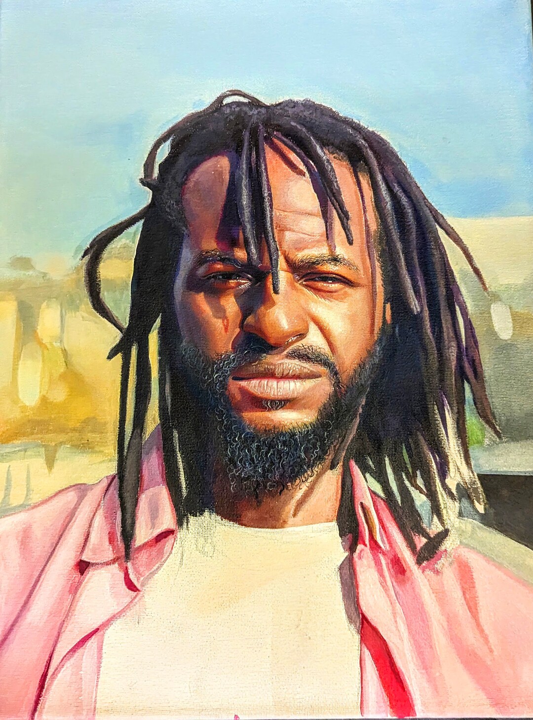 Custom Realistic Portrait Painting - Etsy