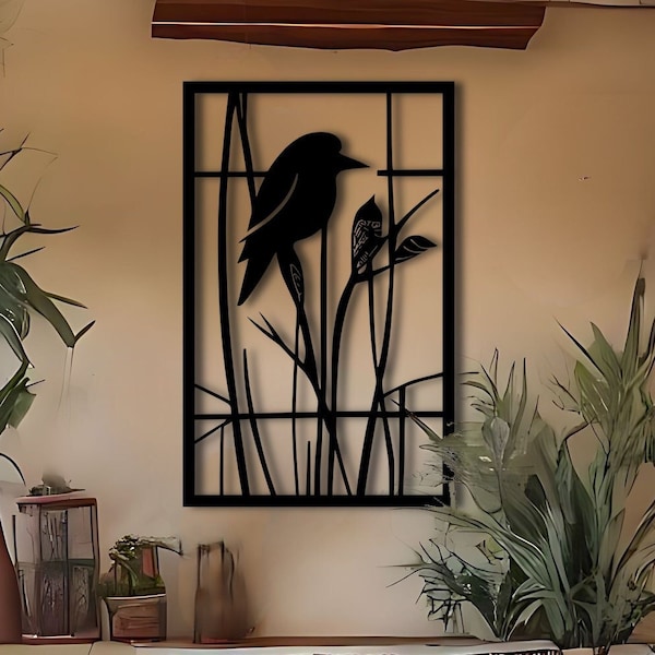 Metal Birds Wall Art - Etsy