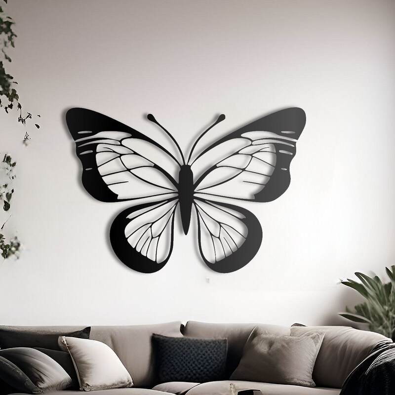 Metal Butterfly Wall Art - Etsy