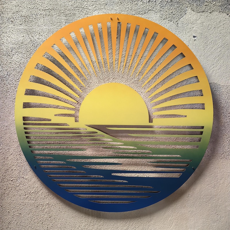 Metal Sun Wall Art - Etsy