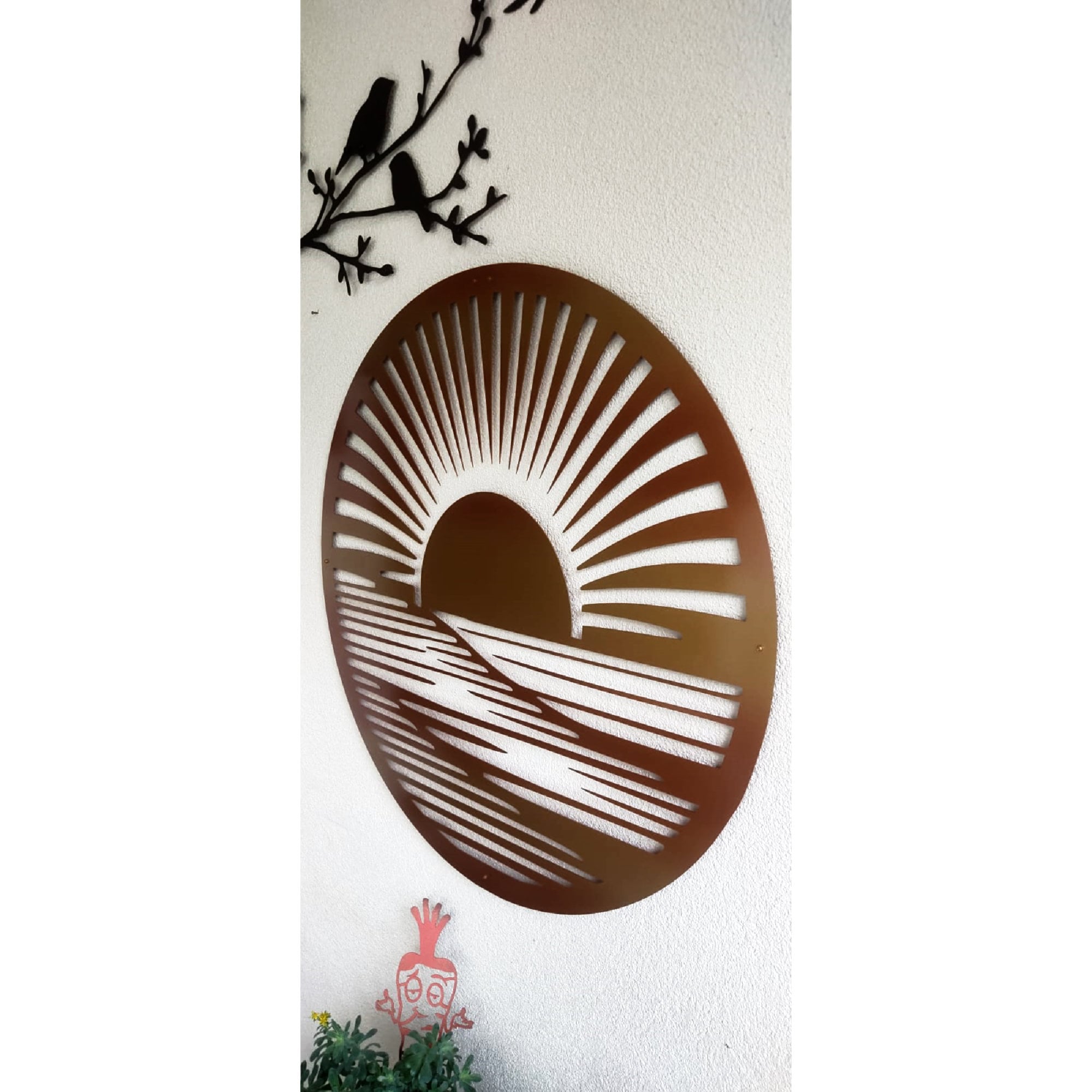 Coastal Large Metal Wall Art Custom Color Metal Wall Art - Etsy Australia