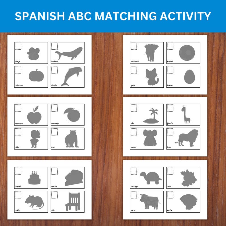 Spanish ABC Activity Alphabets Letters Busy Book | 11 Pages 7 Activity ...