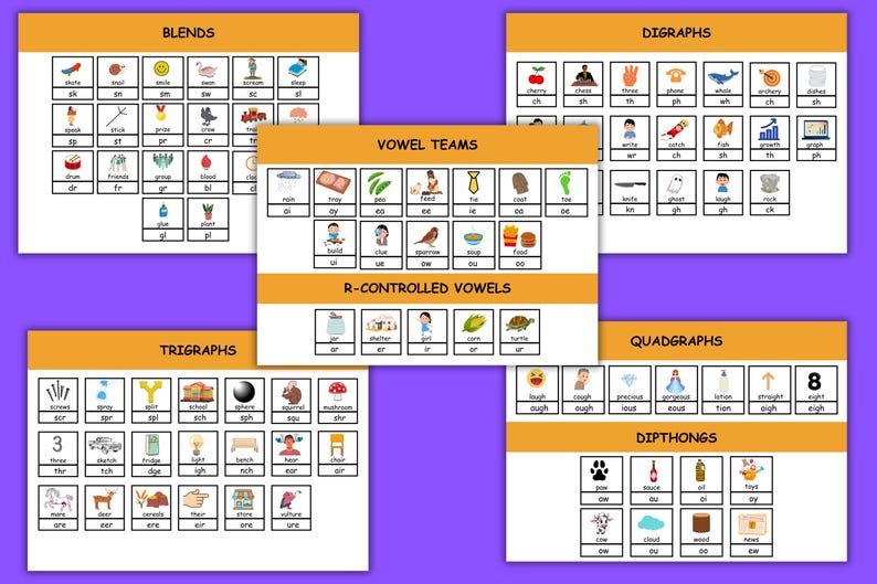 Phonics Binder Set: Reading Intervention Curriculum, Posters & Sounds ...