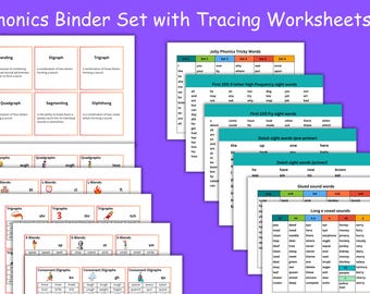 Phonics Binder | Reading Intervention Fluency | Phonics Curriculum Book ...