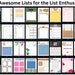 40 Awesome List Templates for the List Enthusiast - Organization ...