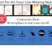 40 Awesome List Templates for the List Enthusiast - Organization ...