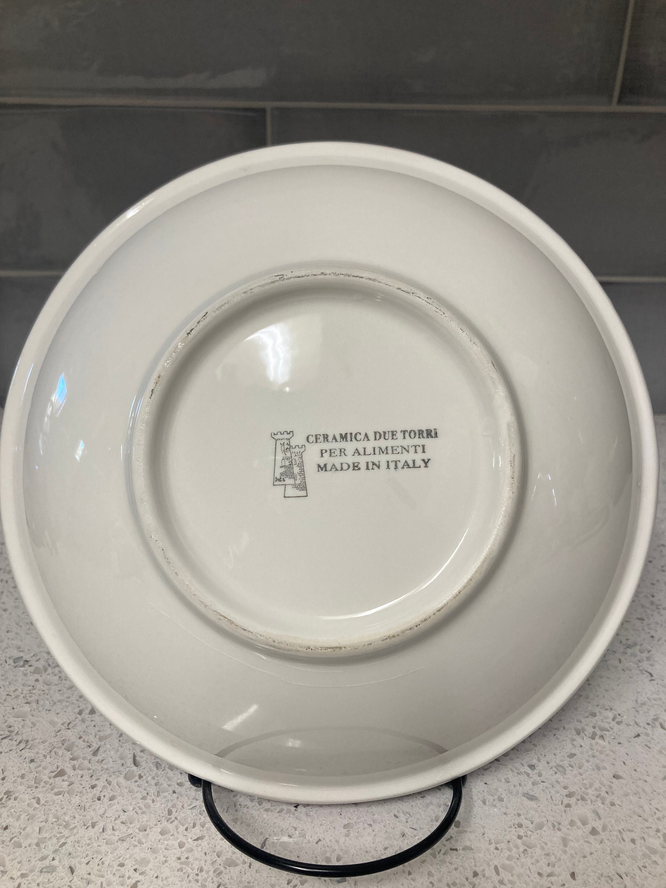 Italian Ceramica Due Torri per Alimenti in Floral/fruit Design Bowl - Etsy