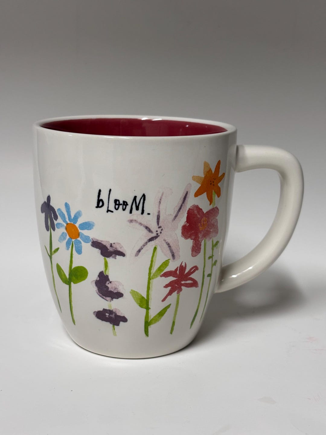 Rae Dunn Artisan Collection Spring Bloom Grow Pink Interior Mug - Etsy