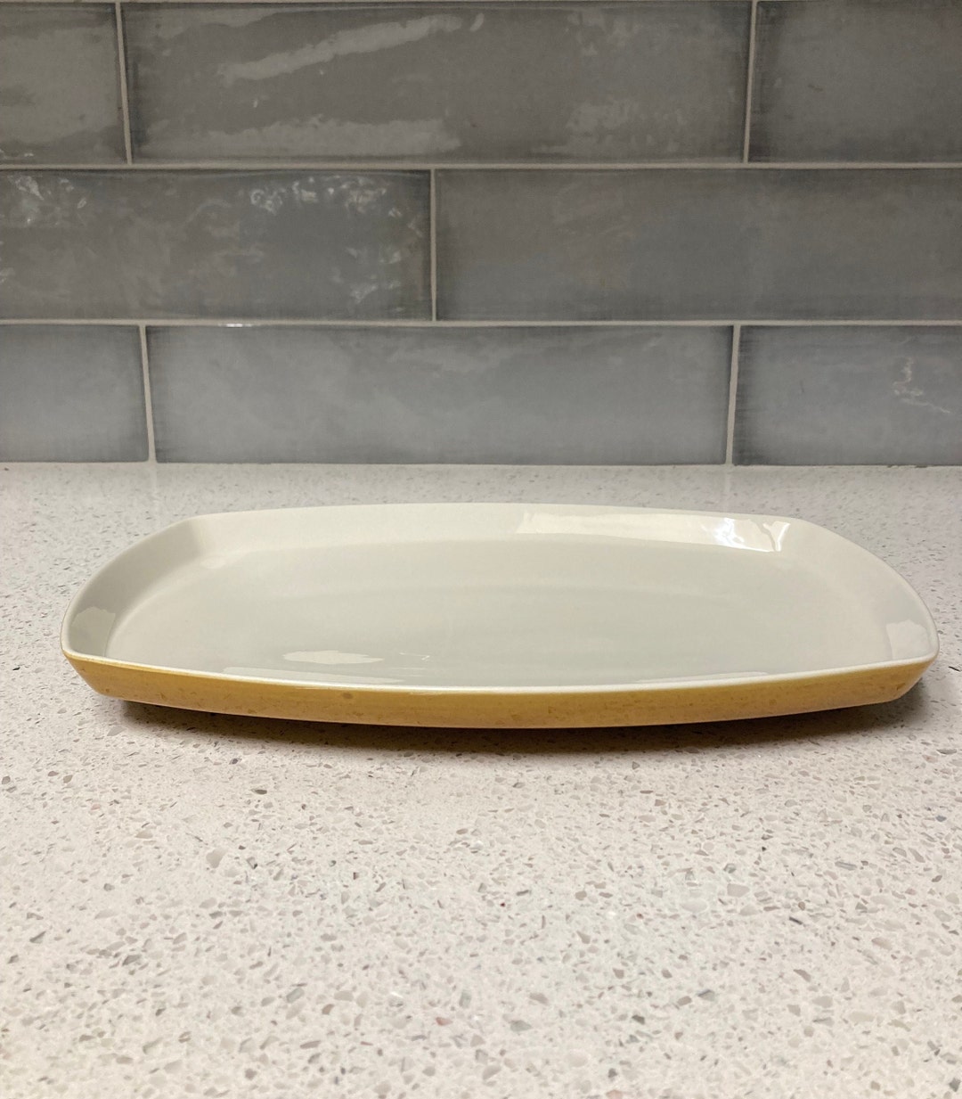 VTG Franciscan Discovery Topaz Pattern Large Platter - Etsy