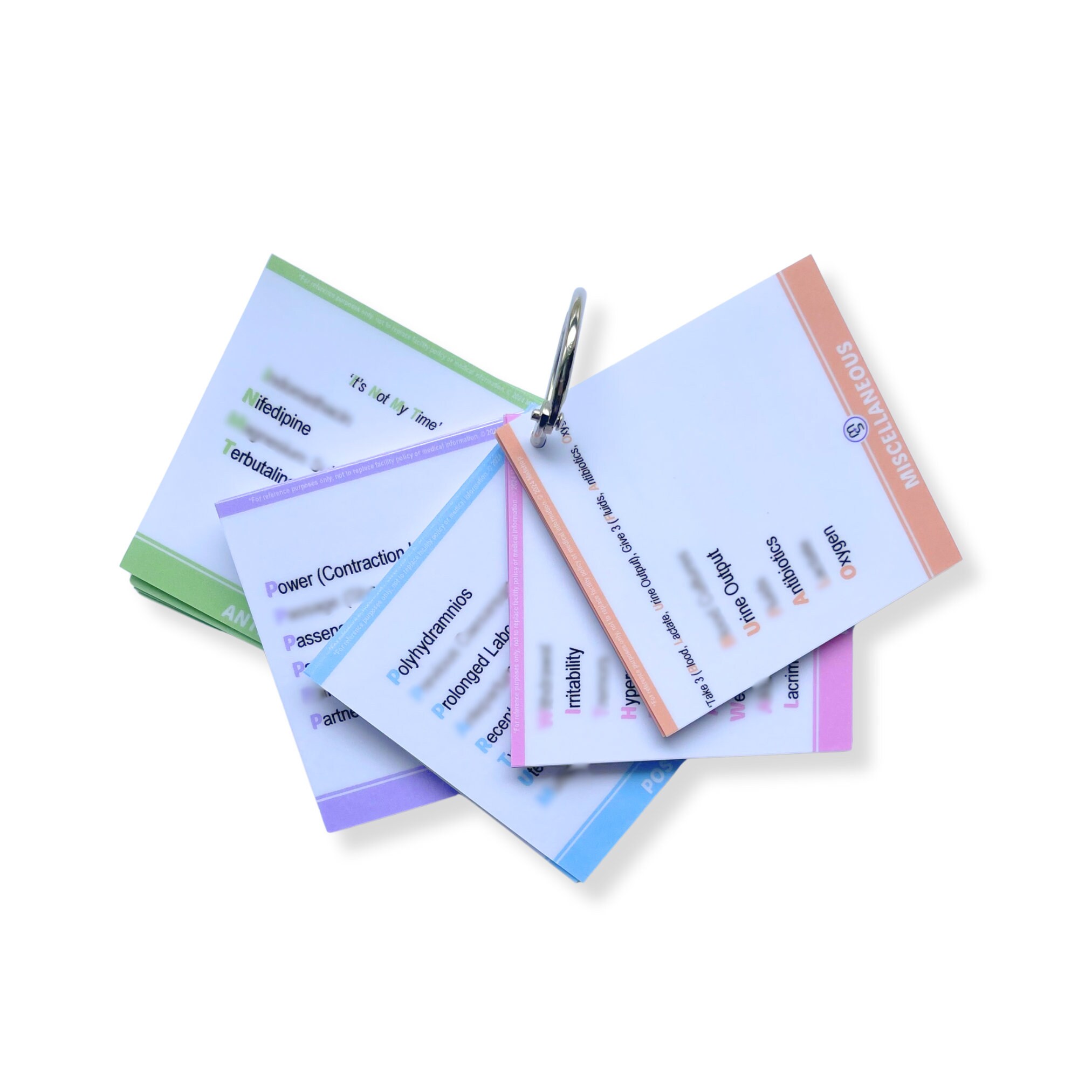 Midwifery Revision Mnemonic Cards Student Midwife Revision, Midwifery ...