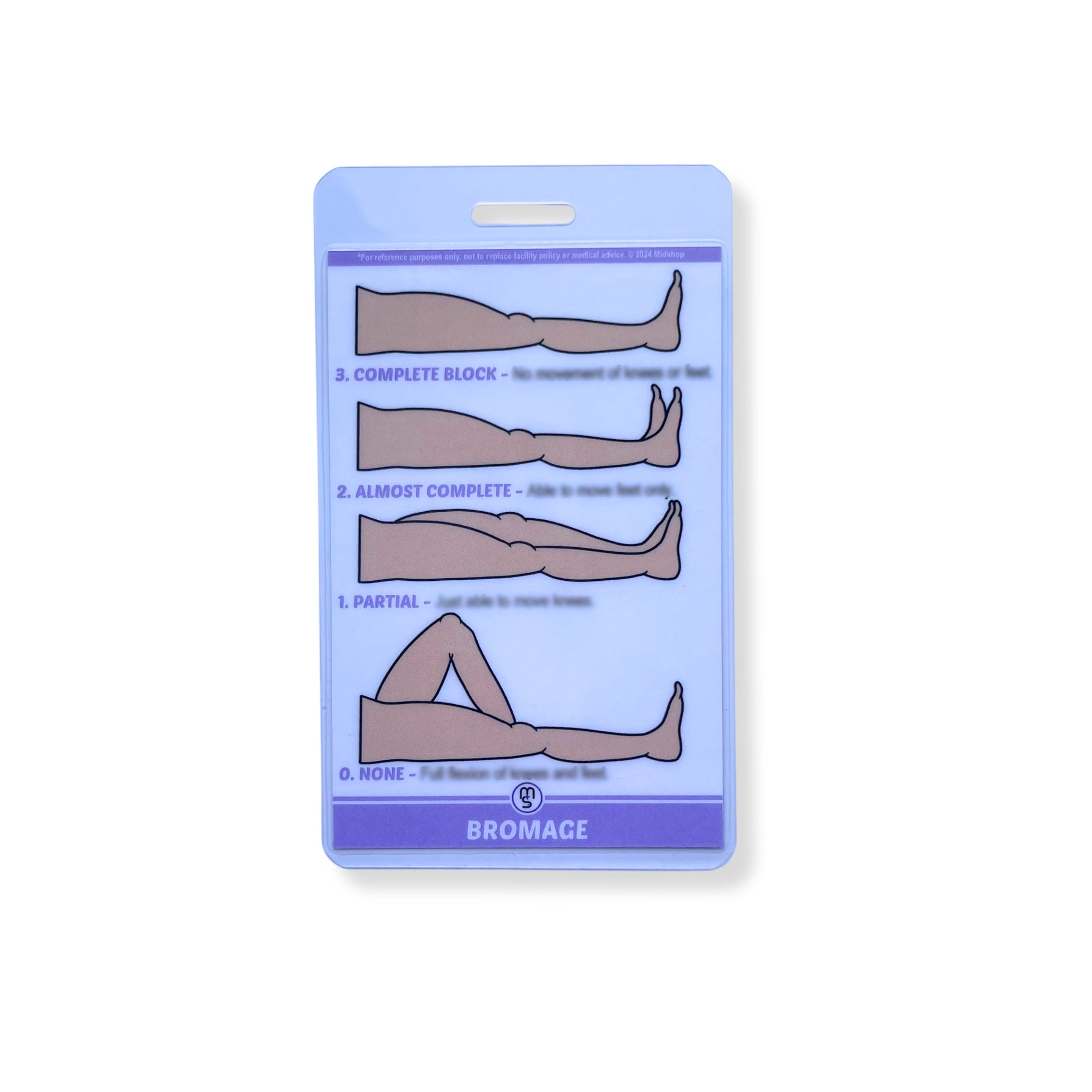 Dermatomes & Bromage Reference Card | Midwifery Reference Card, Student ...