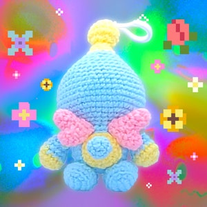 Neutral Chao Keychain PDF Crochet Pattern - Etsy