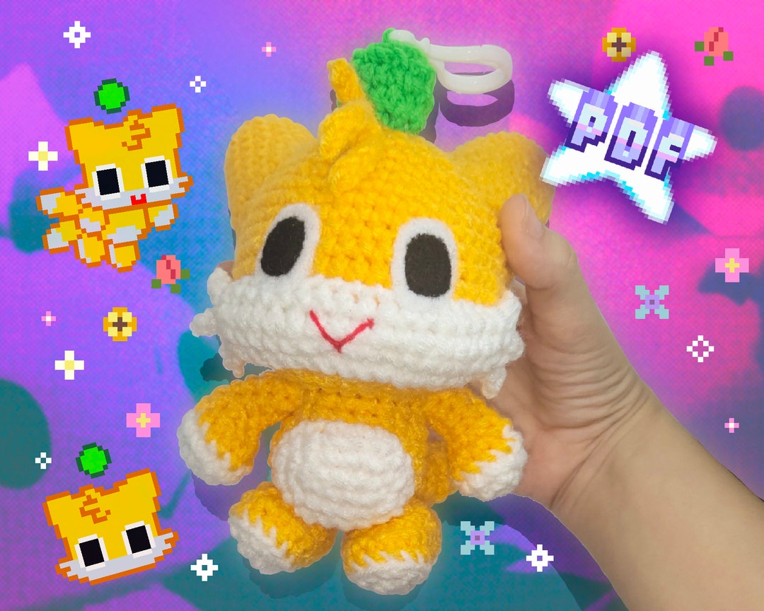 Tails Chao Keychain PDF Crochet Pattern - Etsy