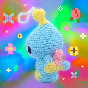 Neutral Chao Keychain PDF Crochet Pattern - Etsy