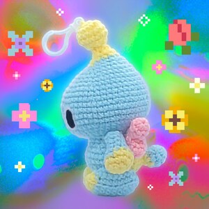 Neutral Chao Handmade Crochet Plush Keychain - Etsy