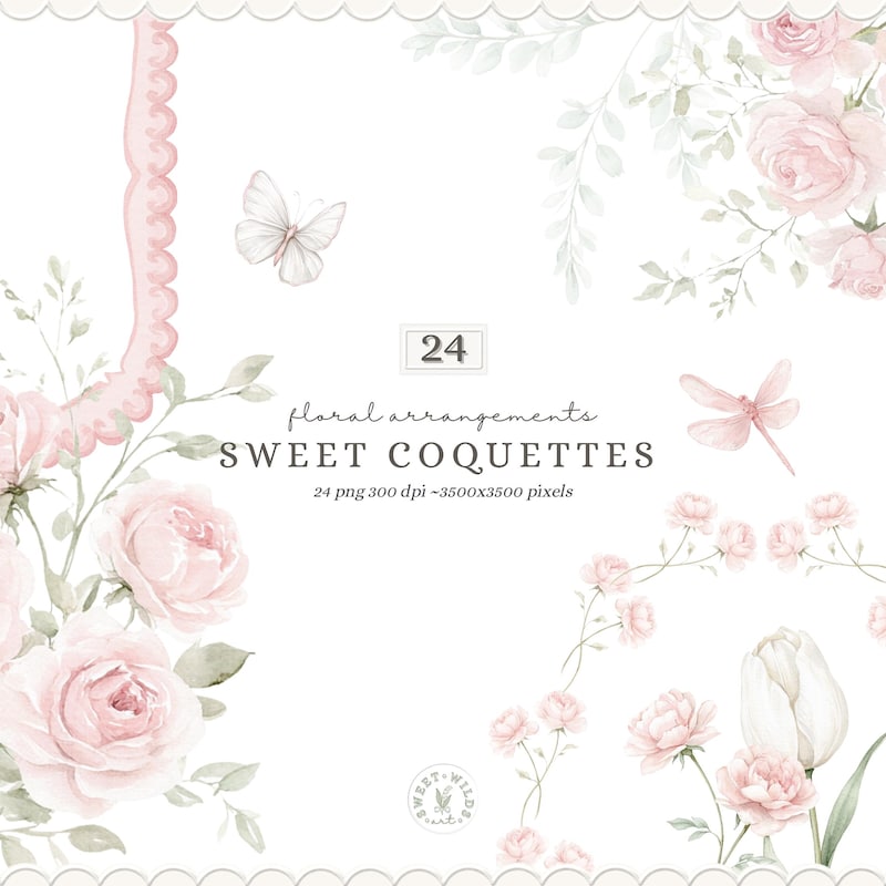 Coquette Roses - Etsy