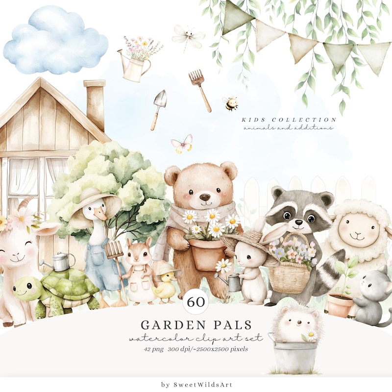 Spring Animals - Etsy