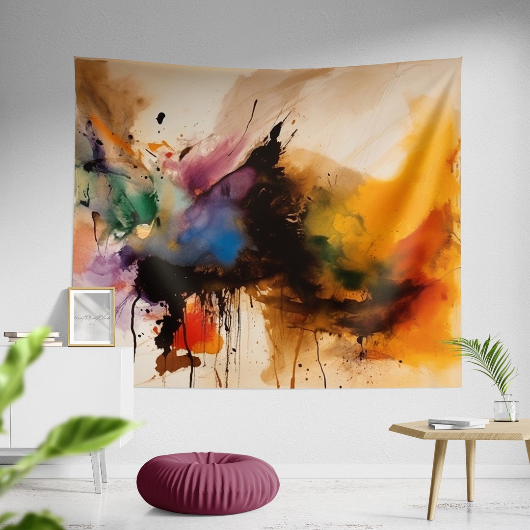 Modern Abstract Tapestry Wall Hanging Indoor Tapestry Nature Landscape ...