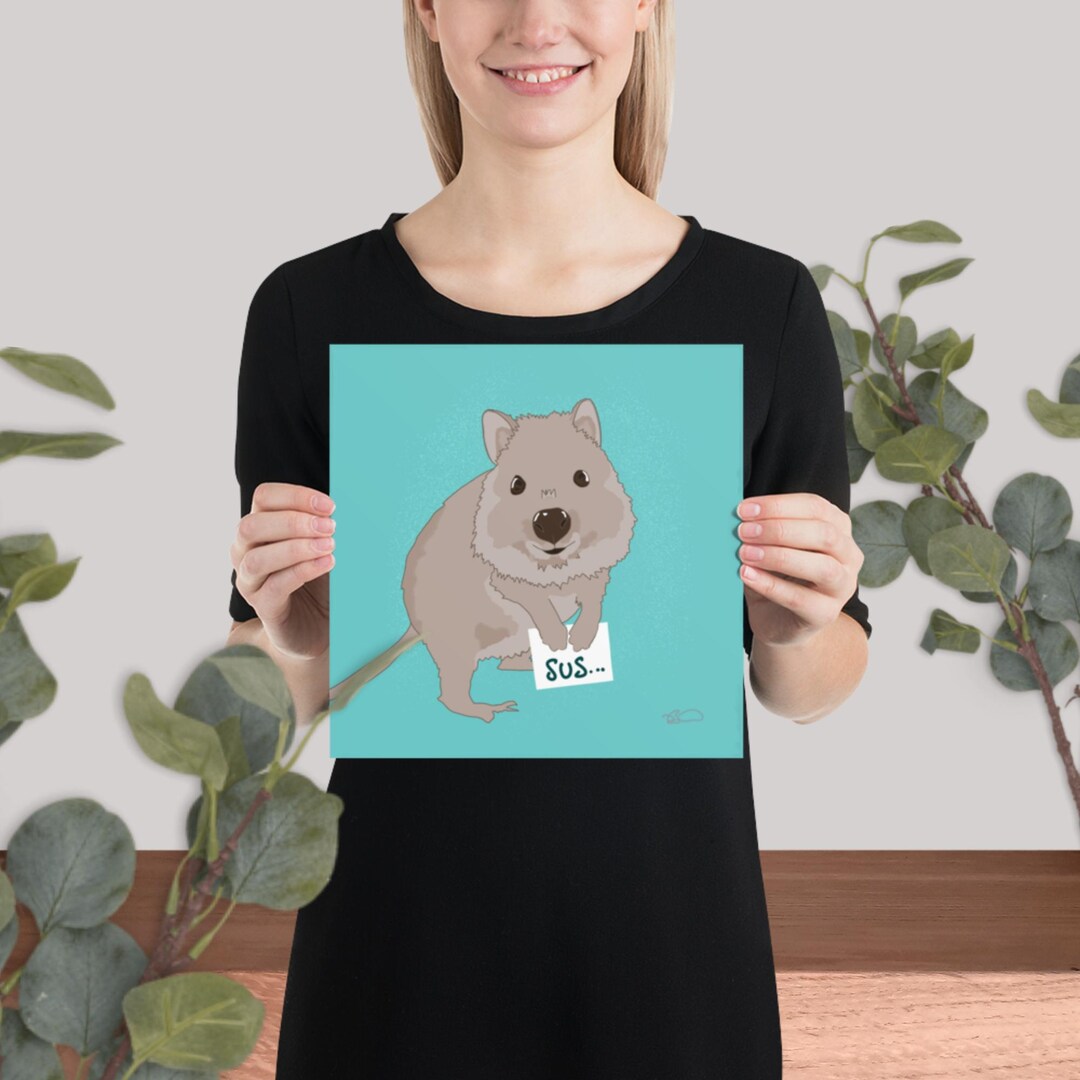 Sus Quokka Poster - Etsy