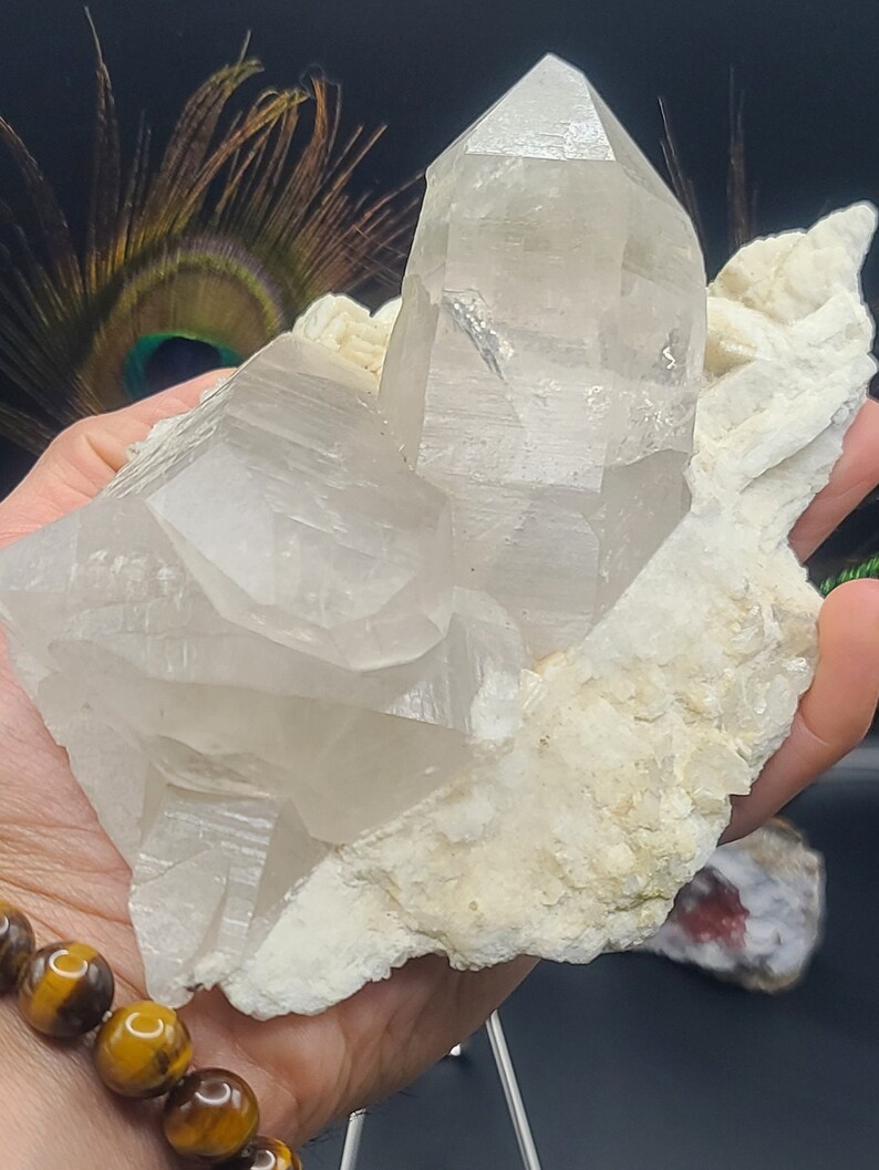 Natural Quartz Point Cluster - Etsy