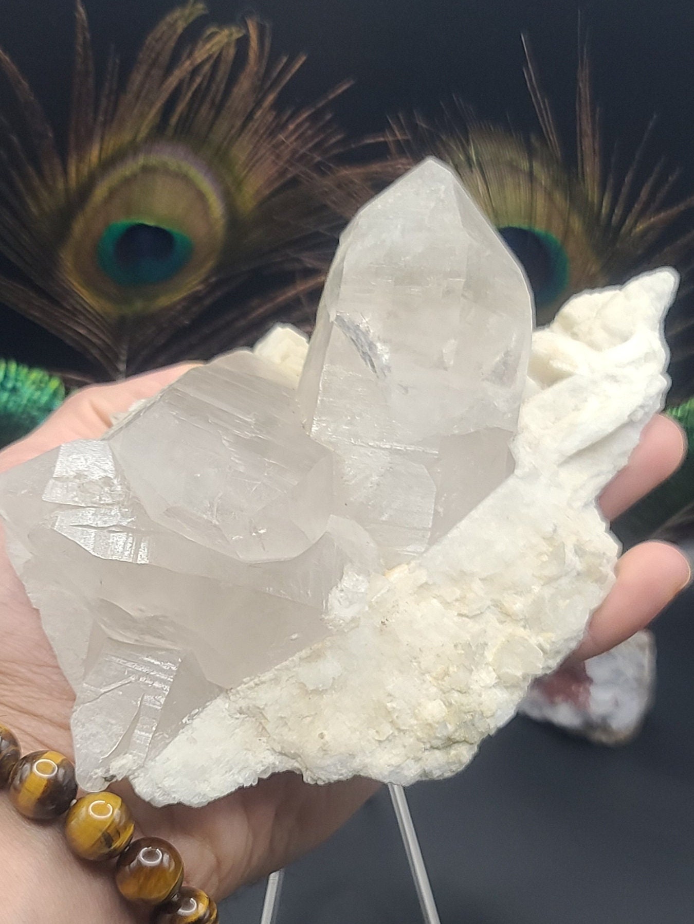 Natural Quartz Point Cluster - Etsy