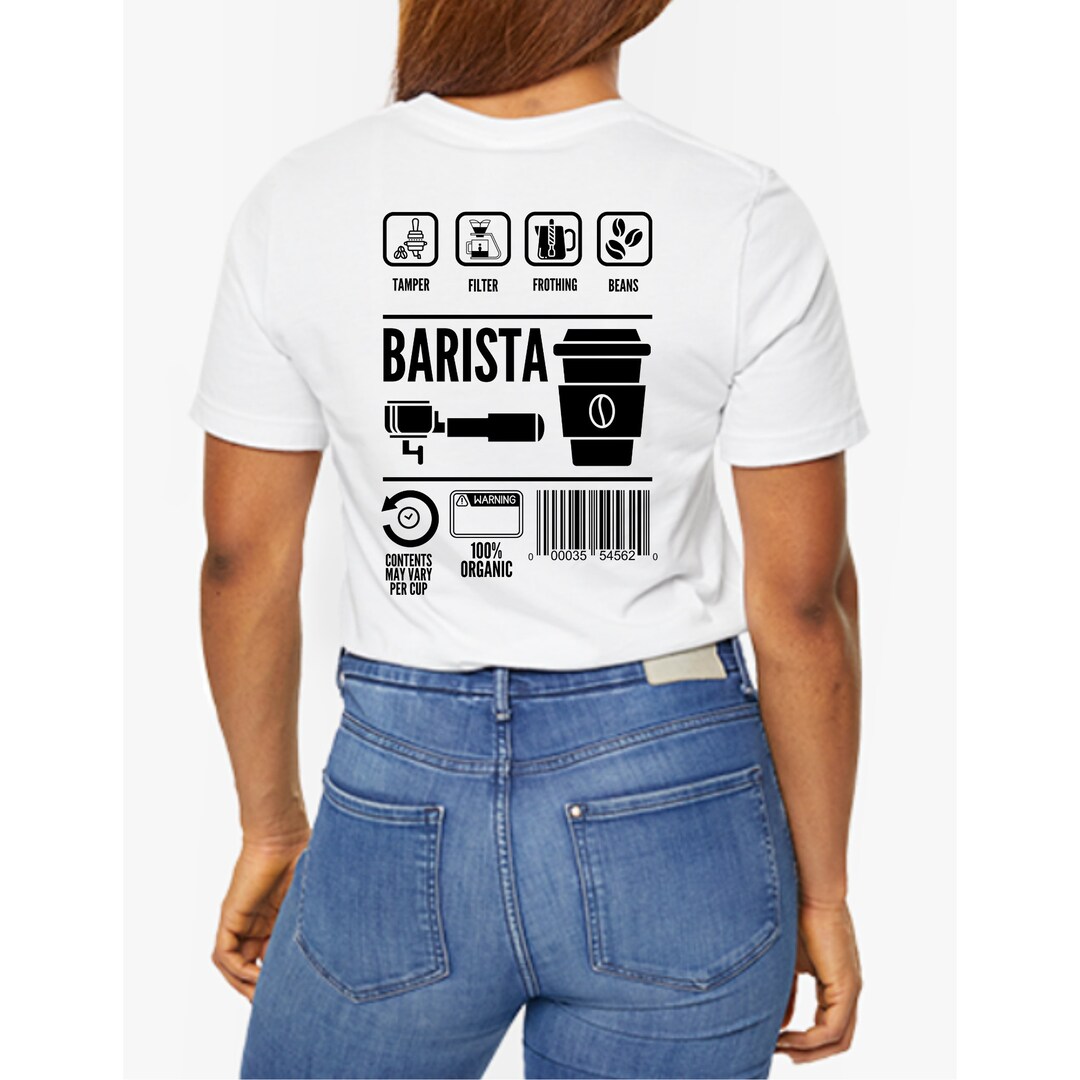 Coffee Shirt, Gift for Coffee Lover, Barista Apparel, Coffee Shop ...