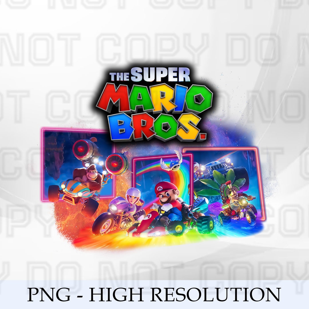 Super Mario Bros Png Super Mario Clipart Png Mario and - Etsy