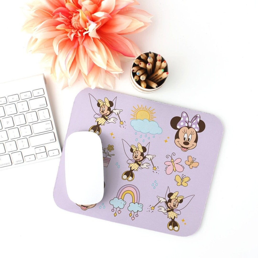 Spring Minnie Mouse Fairy Mouse Pad / Computer Accessories / Cute ...