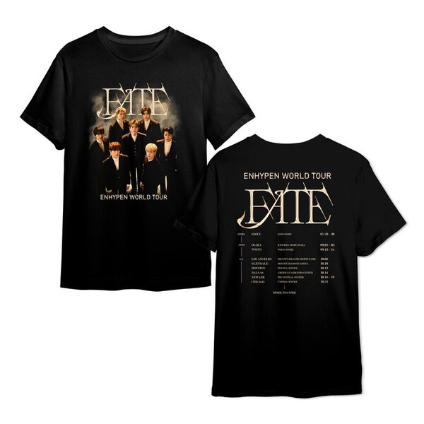 Enhypen Fate Tour Shirt - Etsy