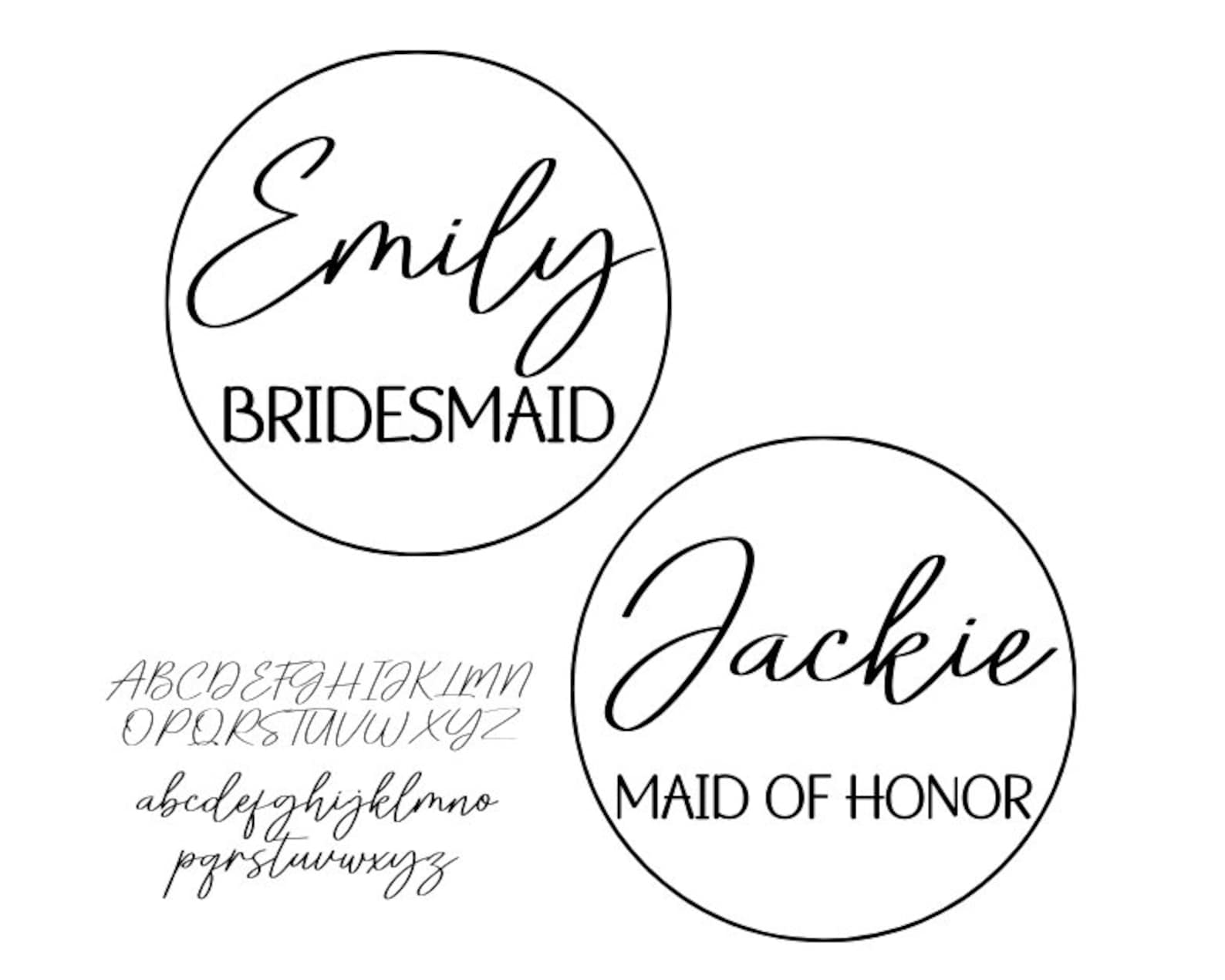Acrylic Bridal Hanger Tag Custom and Personalized Bridal - Etsy
