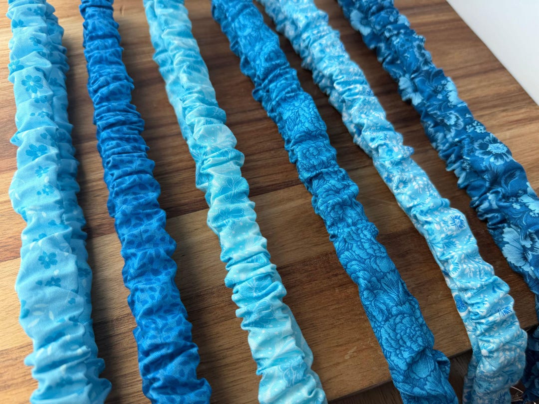 Blue Cute Teacher Loved Scrunchie Lanyard Keycard Holder, "safety ...