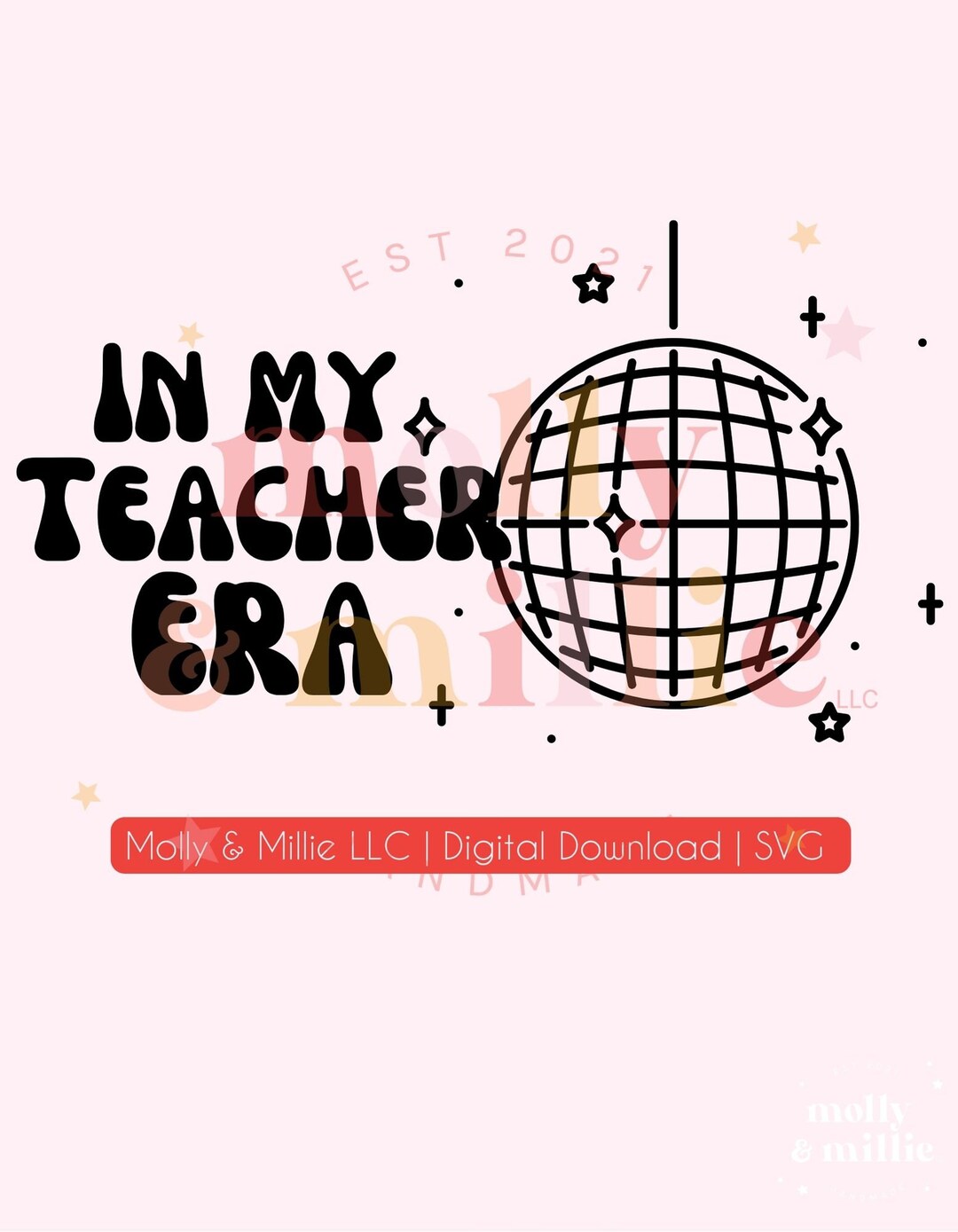 Trendy Teacher SVG, Digital Download Teacher Print for Shirts, Tumblers ...