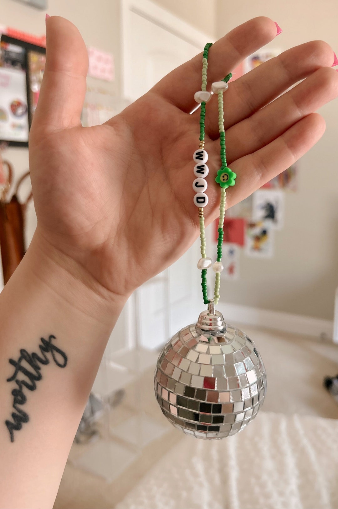 Mirrorball Disco Ball Hanging - Etsy