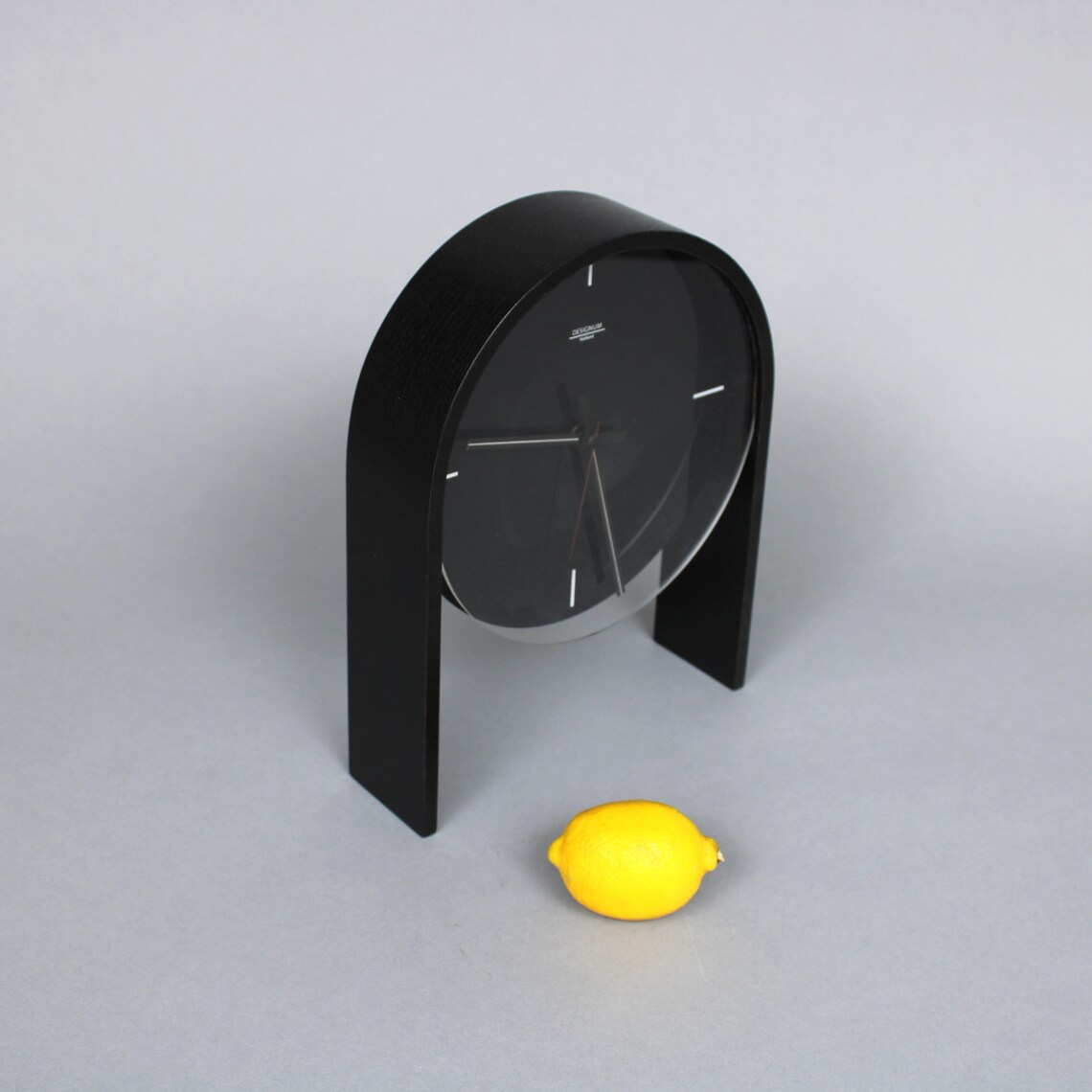 Paul Schudel (1951) Black Pendule SK, for Designum, 1982, Made in ...