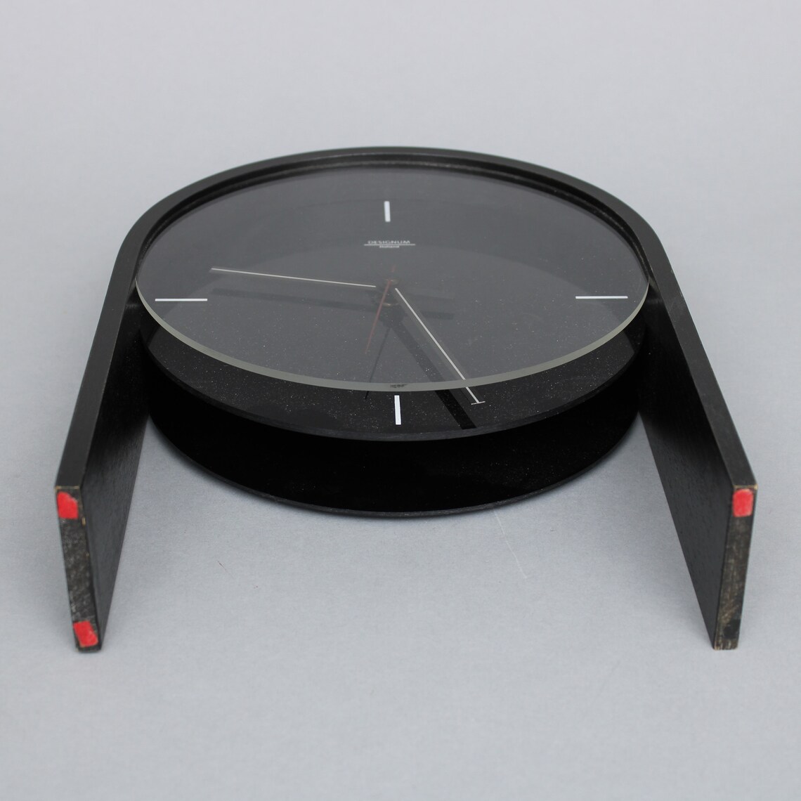 Paul Schudel (1951) Black Pendule SK, for Designum, 1982, Made in ...